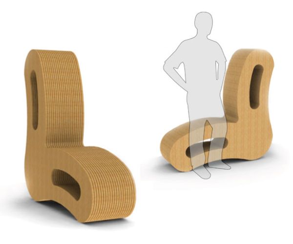 Five inspirational cardboard chairs for green homes - Eco Friend